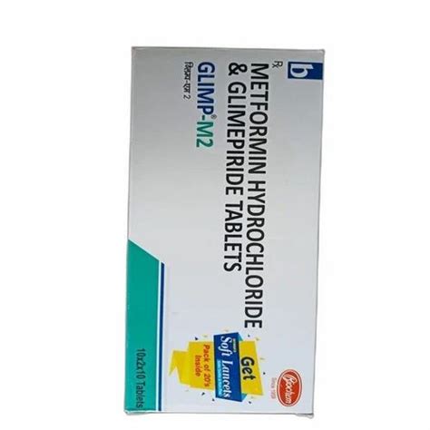 Metformin Hydrochloride Glimepiride Tablet At Best Price In Hyderabad Id 26496557848