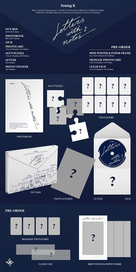 Yesasia Day6 Young K Vol 1 Letters With Notes Standard Version