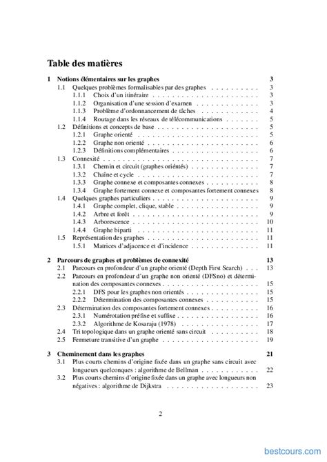 Algorithmes De Graphes D Partement Informatique De L Ens Cachan