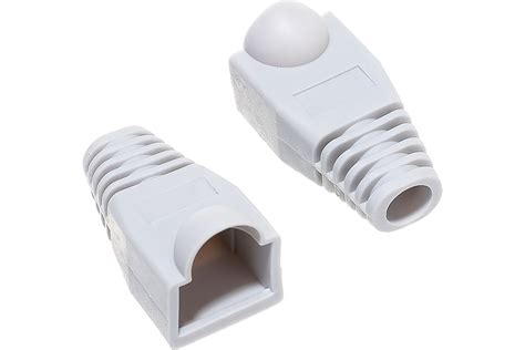 Изолирующий колпачок SUPRLAN для разъемов RJ-45, серый (10 шт) 10-0230 ...