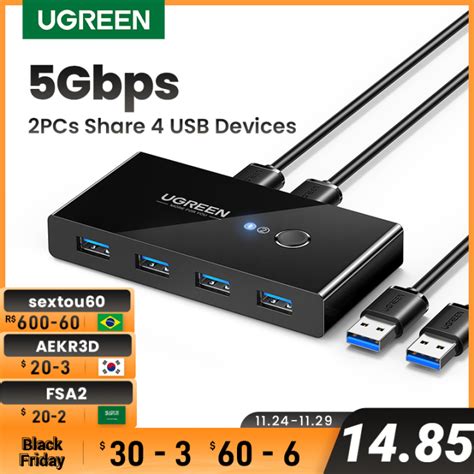 Ugreen Usb Kvm Switch Usb 30 20 Switcher Kvm Switch สำหรับ Windows10