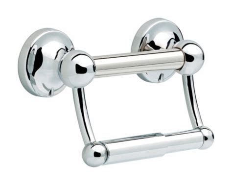 Delta 5 In L Polished Chrome Stainless Steel Toilet Paper Holder With