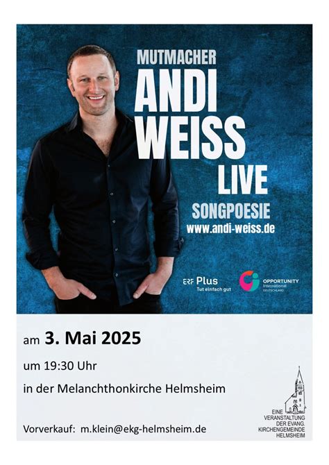 Konzert Von Andi Weiss Ekg Heidelsheim