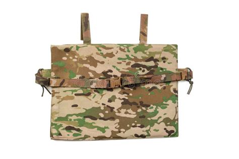 Five Point Tactical Shield Outdoor Bulletproof Seat Isolated On White