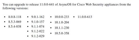 Upgrade Wsa From 1053 To 115 Cisco Community
