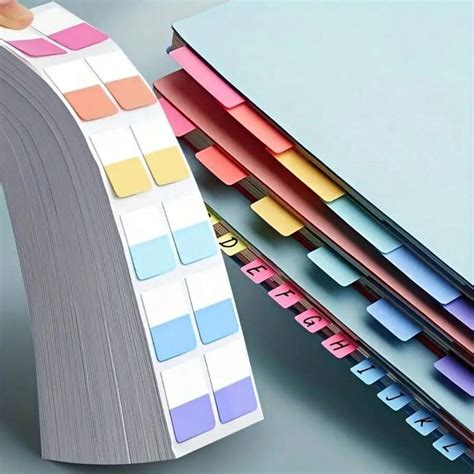 10 Sheets 120pcs Multifunctional Bookmark Index Stickers For Office