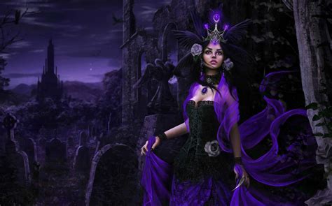 Purple Goth Desktop Wallpapers Wallpaper Cave