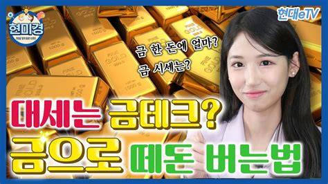 [현미경] 대세는 금테크 금으로 떼돈 버는 법 Youtube