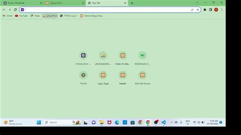 How To Create Signup Form In Use Phpmysql Youtube