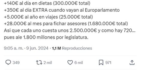 ¡cuánta Razón El Sueldazo De Los Eurodiputados