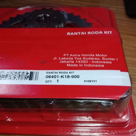 Jual GEAR GIR SET GEAR PAKET HONDA VERZA 150 K18 Kota Bekasi SSS