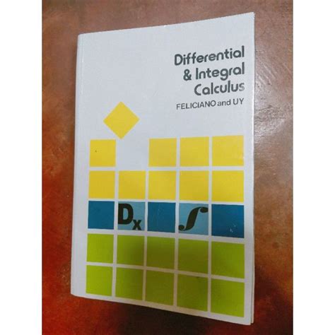 Differential And Integral Calculus By Feliciano Uy♞ Lazada Ph