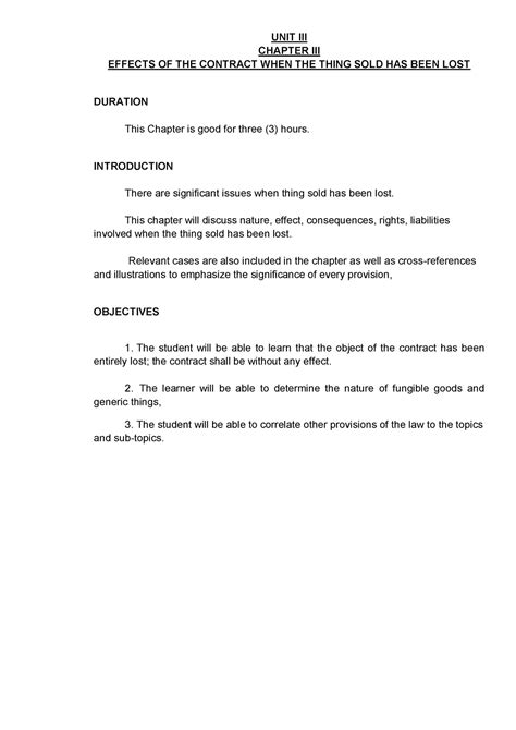 Chapter 3 Sales Lecture Notes Ttf Unit Iii Chapter Iii Effects Of