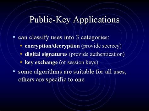 Public Key Cryptography And The RSA Algorithm Cryptography