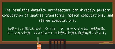 【英単語】dataflow Architectureを徹底解説！意味、使い方、例文、読み方