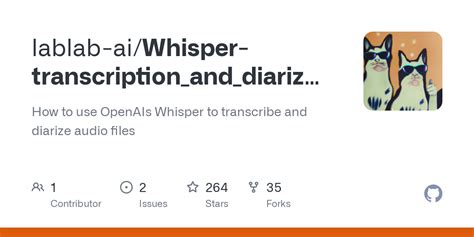 Github Lablab Aiwhisper Transcriptionanddiarization Speaker