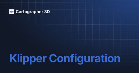 Klipper Configuration Cartographer D
