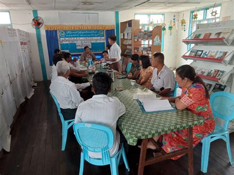 လှိုင်သာယာ အနောက်ပိုင်း မြို့နယ်ရုံး၊ Community Centre ခန်းမ၌ စာကြည့