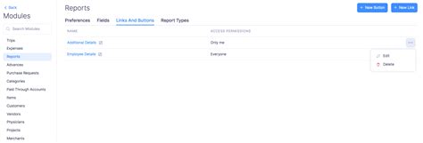 Custom Links User Guide Zoho Expense