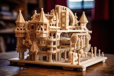 3d Printer Creating Intricate Toy Parts Stock Illustration Illustration Of Design Printer