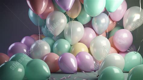 Pink Balloon Party Balloons Beautiful Powerpoint Background For Free Download Slidesdocs
