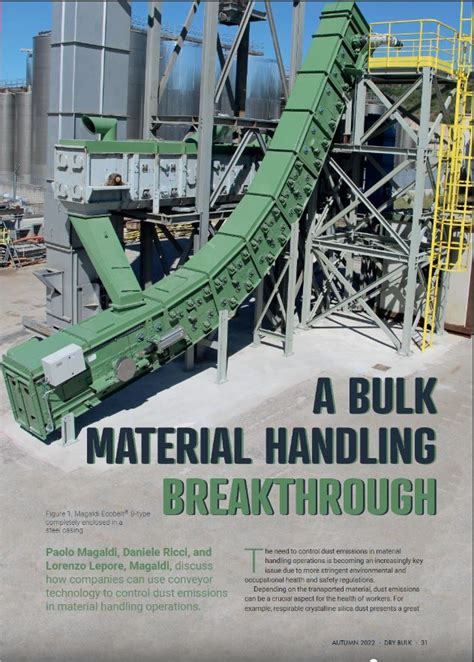 Cement Plants A Bulk Material Handling Breakthrough Magaldi