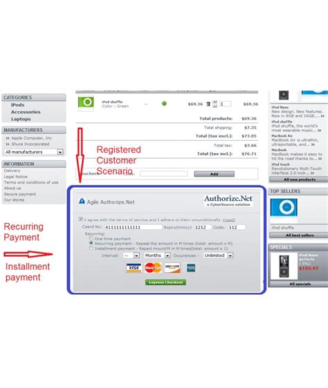 Agile Prestashop Authorizenet Express Checkout Module 10