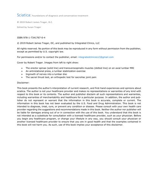 Pdf The Pathophysiology Of Sciatica