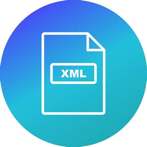 XML Vector Icon Vector Art At Vecteezy