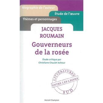 Gouverneurs de la rosée Jacques Roumain Gouverneurs de la rosée