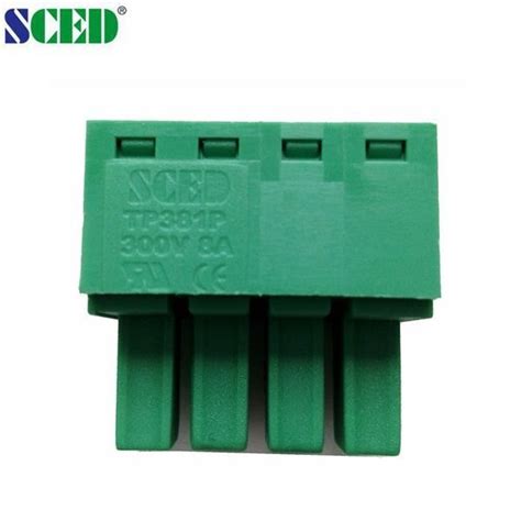 300V 8A PCB Plug In Terminal Block 3 81mm Pitch Pluggable Terminal Block