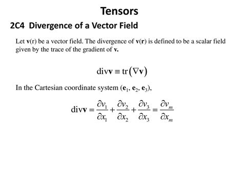 Tensors Part C Tensor Calculus C Tensor Valued Functions Of A Tensor