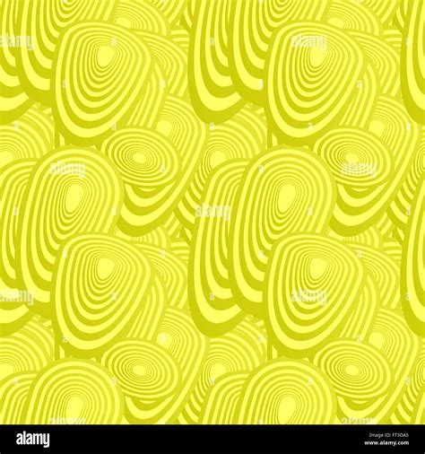Yellow Seamless Oval Pattern Background Stock Vector Image And Art Alamy