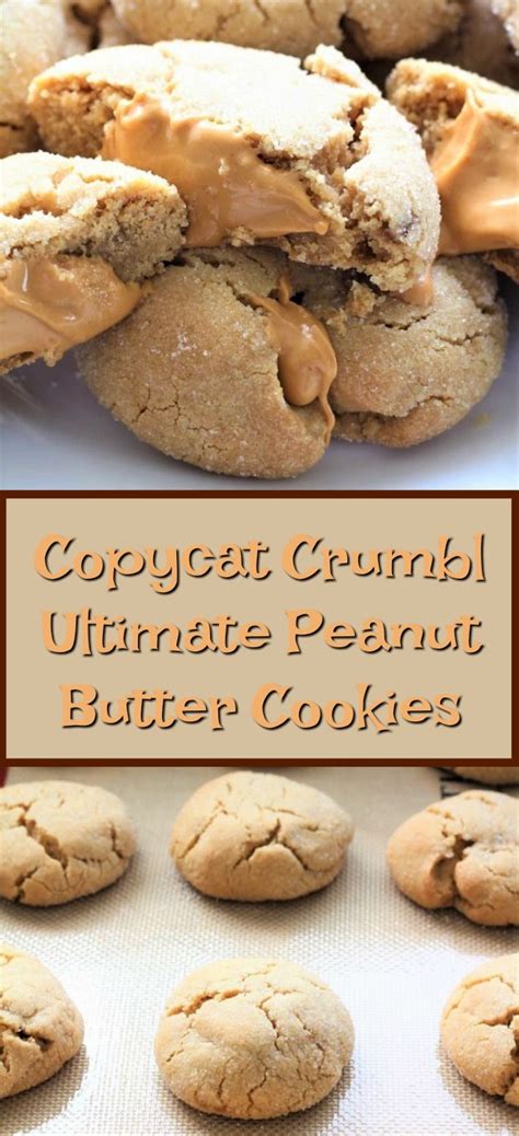 Copycat Crumbl Ultimate Peanut Butter Cookies My Recipe Treasures