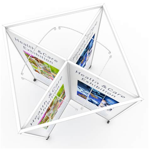Collapsible And Movable Exhibition Panel 3d Model 10 Max Free3d