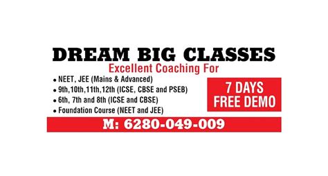 Dream Big Classes Science Math Jalandhar