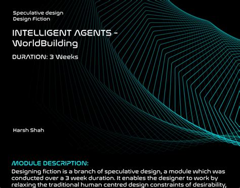 Speculative Design Project On Behance