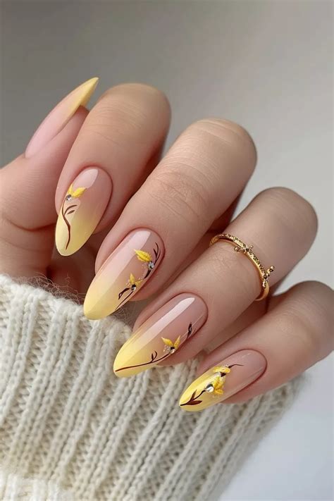 30 Cute And Chic Yellow Nail Designs To Copy This Season Flos Blog In 2024 Yellow Nails