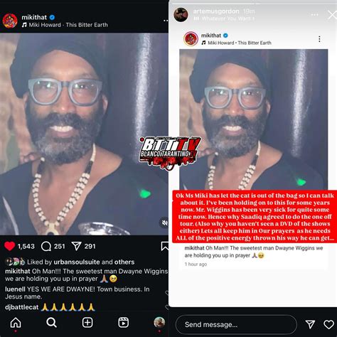 Sad News For Randb Fans—dwayne Blanco Tarantino Tv Facebook