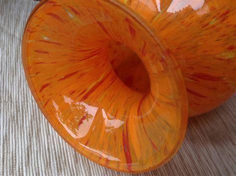 10 Spatter Glass Kralik Or Welz Vase Collectors Weekly
