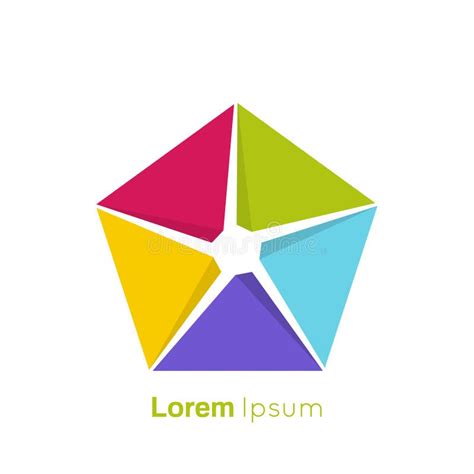 Abstract Vector Logo Design Stock Vector Illustration Of Unity