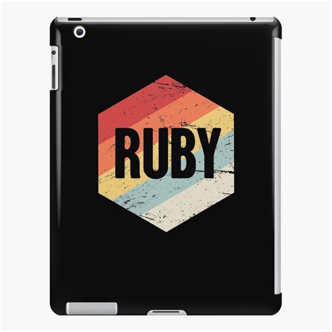 Retro Ruby Programming Language Icon Ipad Case And Skin By Ethandirks