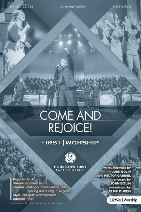 Come And Rejoice Choral Anthem Satb Multitrack Lifeway Choral Arr
