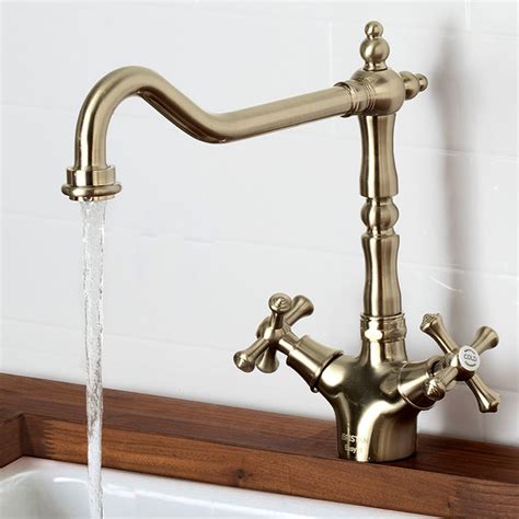 Bristan Colonial Monobloc Kitchen Sink Mixer Victorian Plumbing