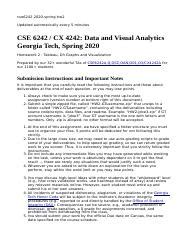 Cse6242 2020 Spring Hw2 Htm Cse6242 2020 Spring Hw2 Updated