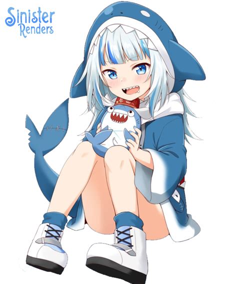 Gawr Gura Render By Sinisterrenders On Deviantart