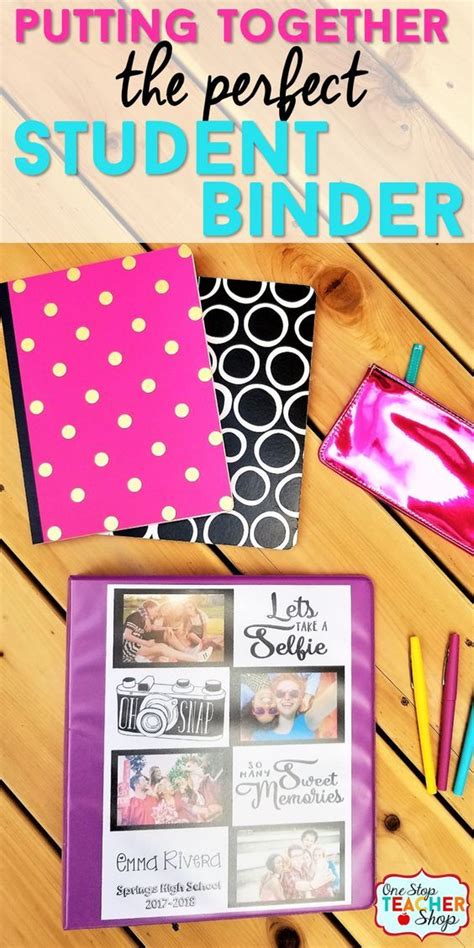 Student Binders Improve Student Organization Student Binders Binder