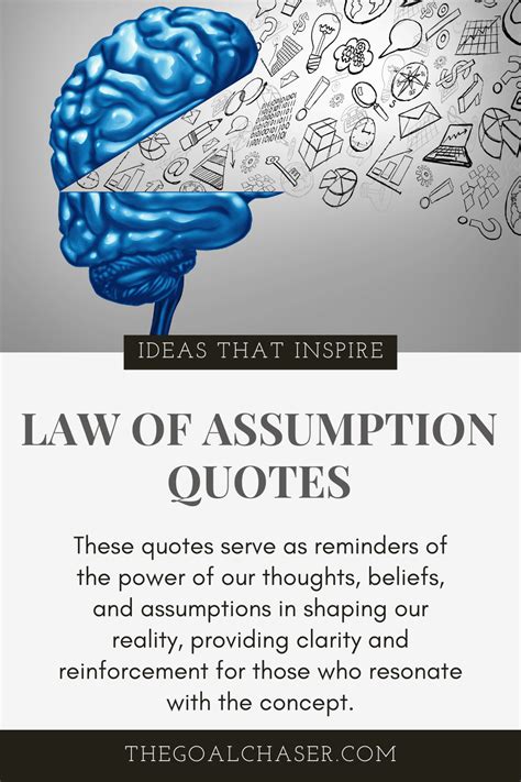 Law Of Assumption Quotes The Goal Chaser