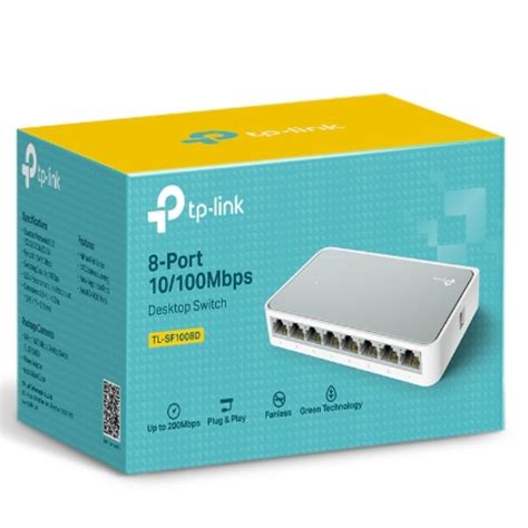 Tl Sf1008d Tp Link Tl Sf1008d 8 Port 10 100m Desktop Switch 8 10