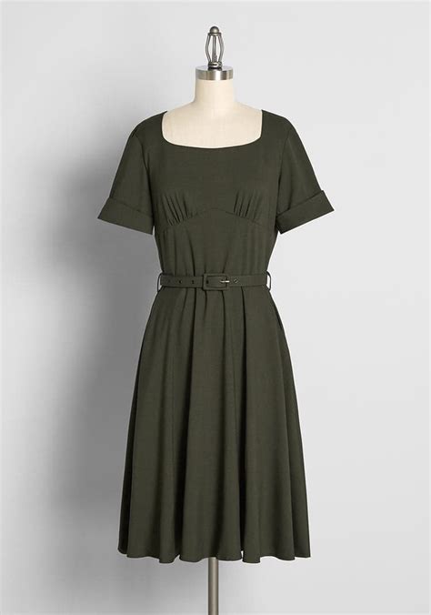 Spin On The Dance Floor Fit And Flare Dress Modcloth